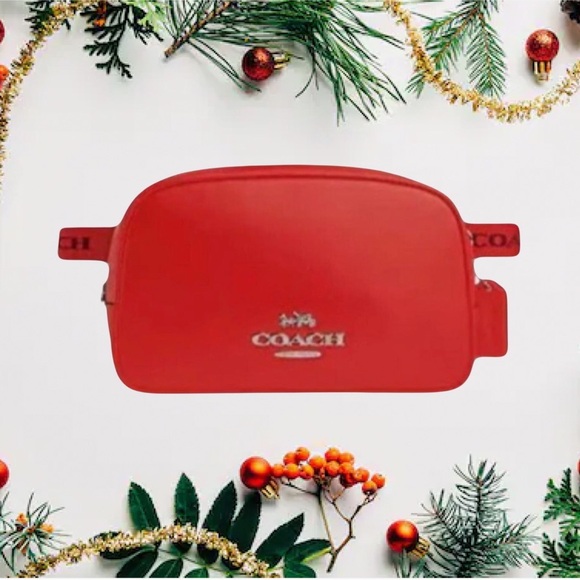 Coach | Bags | Coach Pace Belt Bag Fanny Pack Leather Crossbody Sling ...